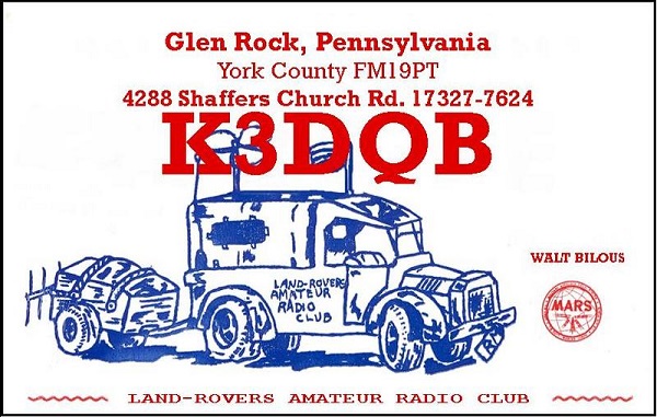 Walter 'Walt' Bilous - K3DQB